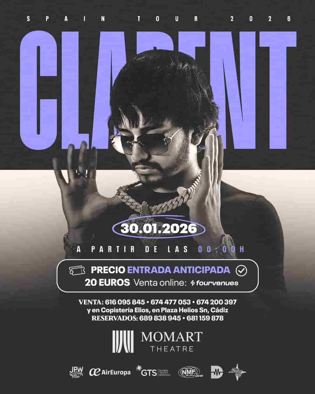 Dónde ver a Clarent en directo: fechas, ciudades y entradas - Discoruta.com
